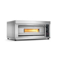 China Mechanical Timer Control Stainless Steel Countertop Electric Pizza Oven for Pizza Shop for sale