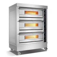 China Mechanical Timer Control Stainless Steel Countertop Electric Pizza Oven for Pizza Shop for sale