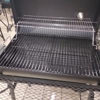 China Stainless Steel Double Barrel Smoker BBQ Grill with Big Body and Large Cooking Area for sale