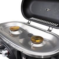China Easily Assembled 2 Burner Propane BBQ Gas Grill with Rotisserie Natural Gas Type for sale