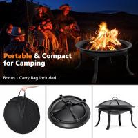 China Stocked Portable Smokeless Fire Pit for Outdoor Camping Holiday Selection Support for sale
