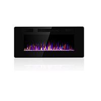 China Home Heating 60-In Electric Fireplace Recessed Wall Heater with 5 Flame Brightness for sale