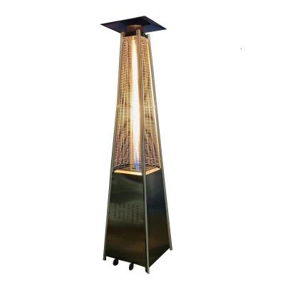 China Standing Pyramid Torch Gas Heater Cover Total Height 2270mm Made for Garden and Indoor for sale
