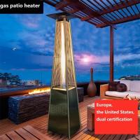China Standing Pyramid Torch Gas Heater Cover Total Height 2270mm Made for Garden and Indoor for sale