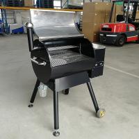China High Pressure Protection Device Barrel Electric Wood Pellet Smoker Trolley BBQ Grill for sale