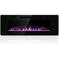 China Household Indoor 9 Colors Flame Fire Place Heaters Fireplaces Linear Electric Fireplace Stoves Wall Mounted for sale