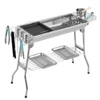 China Customized Logo Acceptable Stainless Steel Rotisserie Charcoal Grill for Outdoor Barbeque for sale