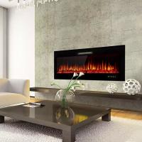 China Versatile Safe Electric Fireplace Heater 50 inch 9 Colors Flame Dimplex Mirror Heater for sale