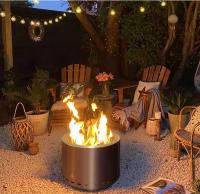 China Smokeless Fire Pit for Camping Stocked and Ready to Ship Stainless Steel Wood Stove for sale