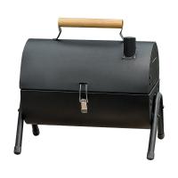 China Powder Coated Steel Barrel Rotisserie Kitchen BBQ Charcoal Grill for Outdoor Picnics for sale