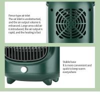 China NO App-Controlled 500W Cute Design PTC Ceramic Room Desk Electric Hot Air Fan Heater for sale