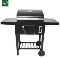 China Large Smokeless BBQ Roaster Oven Portable Woodfired Camping Rotisserie Charcoal Grill for sale
