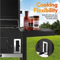 China Large Smokeless BBQ Roaster Oven Portable Woodfired Camping Rotisserie Charcoal Grill for sale