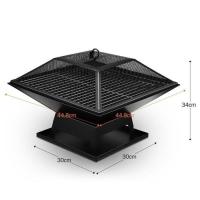 China High Pressure Protection Device Foldable Stainless Steel BBQ Grill for Outdoor Camping for sale