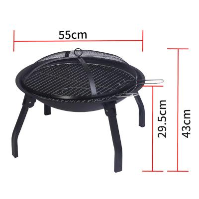 China Long Service Life Restaurant Smokeless Round Barbecue Roaster kebab Stainless Steel for sale