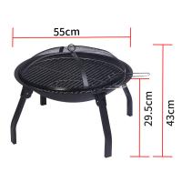 China Long Service Life Restaurant Smokeless Round Barbecue Roaster kebab Stainless Steel for sale