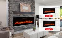China Electric Fireplace Painted Steel Tempered Glass Camino Remote Controlled Yes Function Safe for sale