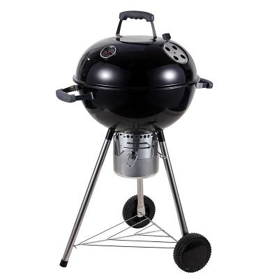 China Outdoor Barbecue 18 inch Deluxe Kettle Charcoal Grill with Portable Charcoal Machine for sale