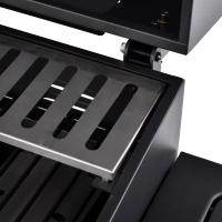 China 132*55*109 cm Backyard 4 Bunners Outdoor Griddle Propane Gas Grill with Side Shelf for sale