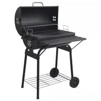 China Big Machine Charcoal Smoker BBQ Grill for Backyard Party Customized Logo Acceptable 23kg for sale