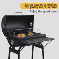 China Big Machine Charcoal Smoker BBQ Grill for Backyard Party Customized Logo Acceptable 23kg for sale