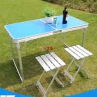 China Folded Yes Outdoor Garden Farm Aluminum Suitcase Folding Lap Desk for Easy Carry for sale