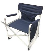 China Modern Director Style Aluminum Frame Folding Outdoor Chair with Strong Folding Design for sale