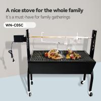 China Suckling Pig Lamb Skewer Roast Chicken BBQ Grill with Oxygen Depletion Safety Device for sale