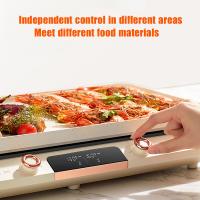 China Household 2000W Electric Induction Cooker with Touch Buttons and Ceramic Glass Plate for sale