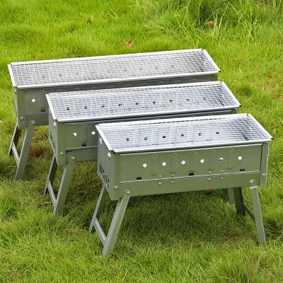 China Charcoal Grill Set for Business Gifts Yakitori Kebab Steel Stainless Portable BBQ Stand for sale