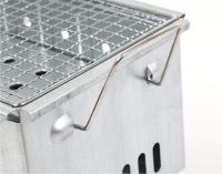 China Charcoal Grill Set for Business Gifts Yakitori Kebab Steel Stainless Portable BBQ Stand for sale