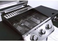 China Outdoor Stainless Steel BBQ Gas Grills with 10000BTU*4 Burners and Side Table for sale
