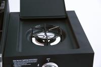 China Outdoor Cooking Butane Gas BBQ Grill with 4 1 Burners and Stainless Steel Construction for sale