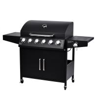 China Outdoor Kitchen Cooking 6 1 Burners Gas Grills with Side Burner CE/TUV/LFGB Certified for sale