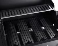 China Gas Grills with Side Burner and Cabinet 33kg Professional 5 Burner Steel Propane BBQ for sale
