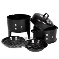 China Outdoor Cooking Portable Charcoal BBQ Grill with Heat Indicator and Charcoal Lump Fuel for sale