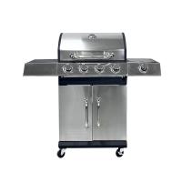 China Customized Logo Acceptable 5 Burner Stainless Steel Barbecue for Outdoor Kitchen Balcony for sale