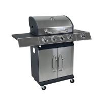China Customized Logo Acceptable 5 Burner Stainless Steel Barbecue for Outdoor Kitchen Balcony for sale