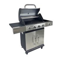 China Customized Logo Acceptable 5 Burner Stainless Steel Barbecue for Outdoor Kitchen Balcony for sale