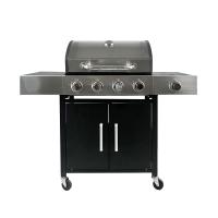 China Customized Logo Acceptable 5 Burner Stainless Steel Barbecue for Outdoor Kitchen Balcony for sale