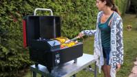 China Easy to Clean 8 In 1 Electric Griddle Wood Pellet Grill for Portable Outdoor Cooking for sale