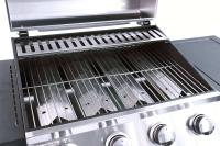 China Outdoor Kitchen with Sink and Grill 6 Burner Propane Gas Type 430 Stainless Steel for sale
