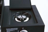 China Outdoor Kitchen with Sink and Grill 6 Burner Propane Gas Type 430 Stainless Steel for sale