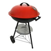 China Outdoor Cooking Round Charcoal BBQ Grill with Wheels 17 Inches Garden Picnic Camping for sale