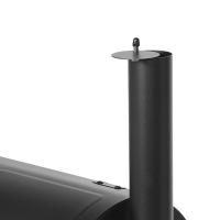 China Customized Logo Acceptable Large Pellet Charcoal Oven Grill Machine with Folding Table for sale