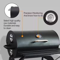 China Steel Iron BBQ Grill for Backyard Party Picnic Camping Meats Smokers 78*73.5*103.5 cm for sale