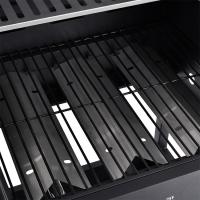 China Outdoor BBQ Stove High Temperature Gas Grill with Wheels 63.5*61.5*51.5cm Smokeless for sale