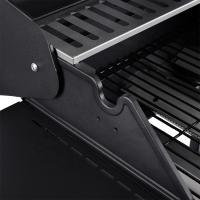 China Outdoor BBQ Stove High Temperature Gas Grill with Wheels 63.5*61.5*51.5cm Smokeless for sale