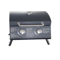 China Portable Smokeless BBQ Gas Stove with Griller and Large Capacity Steel Folding Design for sale