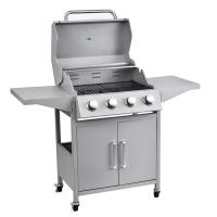 China Customized Logo Acceptable 4 Burners Gas BBQ Grill for end Grilling of Chicken and Beef for sale